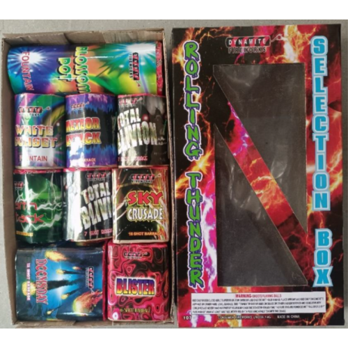 Dynamite Rolling THunder Assortment fireworks pack
